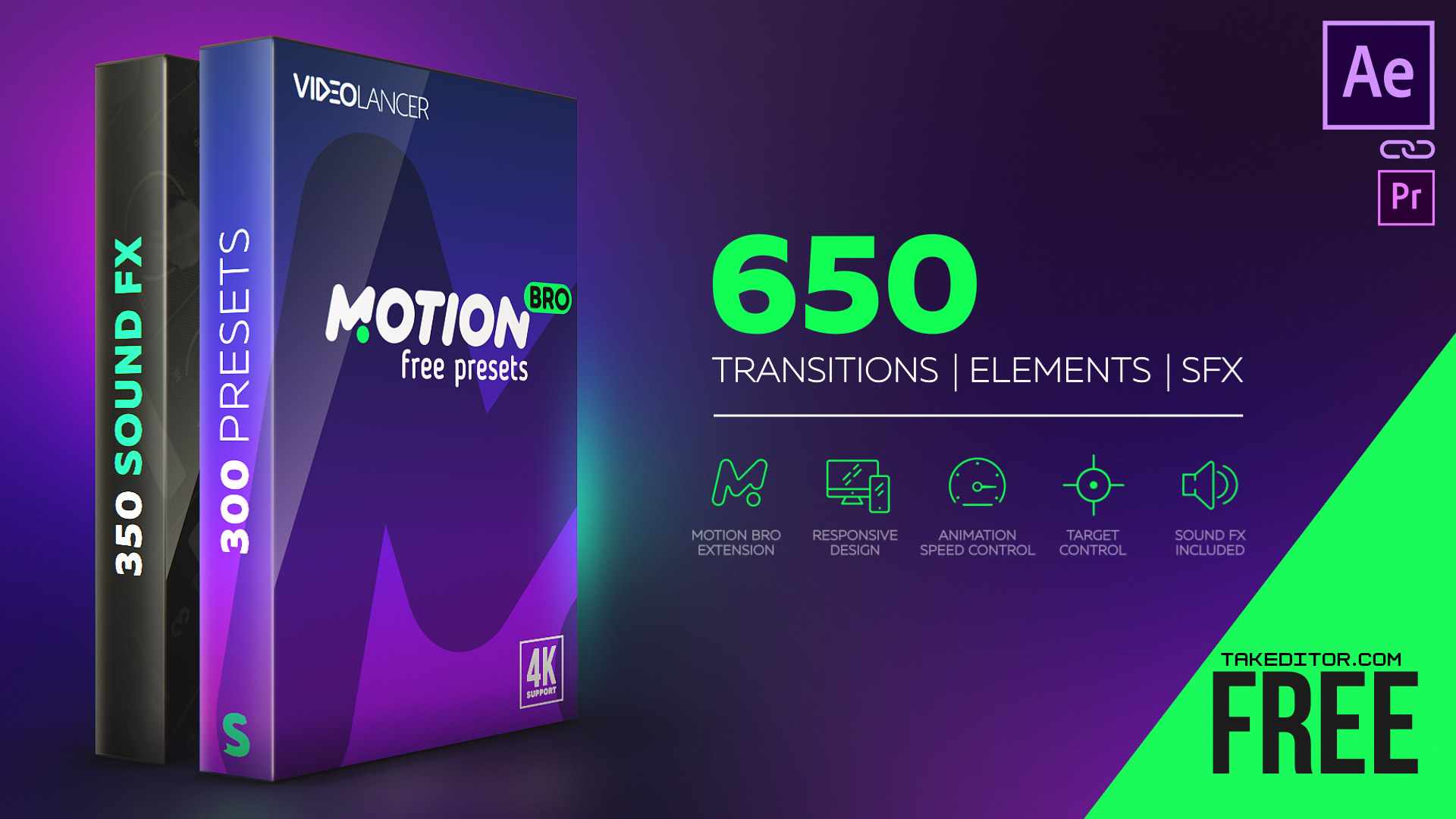 اسکریپت موشن برو برای افترافکت + مجموعه کامل پریست- تک ادیتور